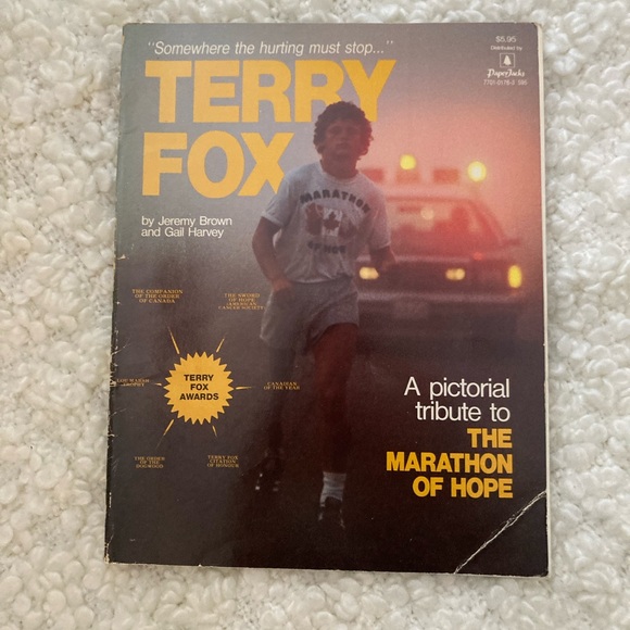 Other | Terry Fox Book Vintage Soft Bound Inspirational | Poshmark